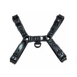 Leather O.T. Front Harness Black on Black | U&A Gear